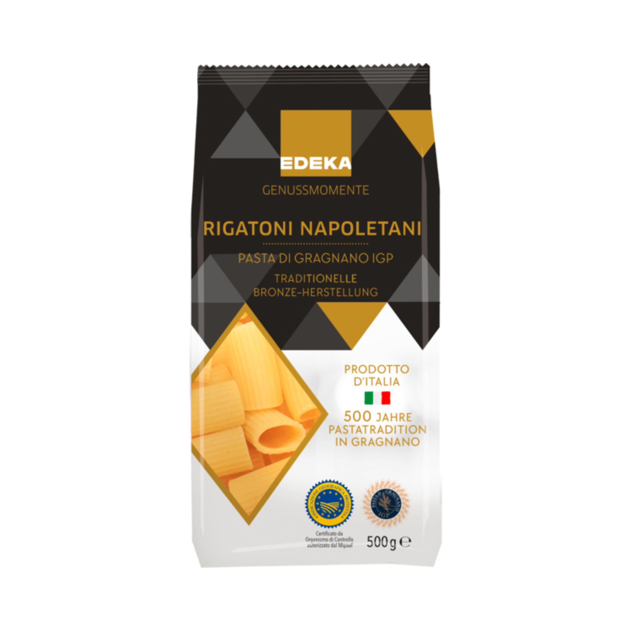 EDEKA Genussmomente Pasta di Gragnano Rigatoni 500g – foodpipe Rostock