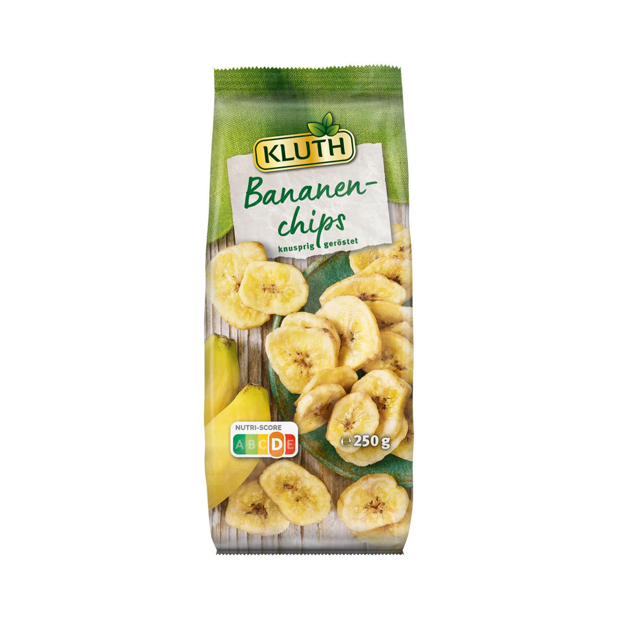 Kluth Bananenchips knusprig geröstet 250g – foodpipe Rostock