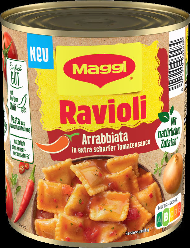 Maggi Ravioli Arrabiata 800g – foodpipe Rostock